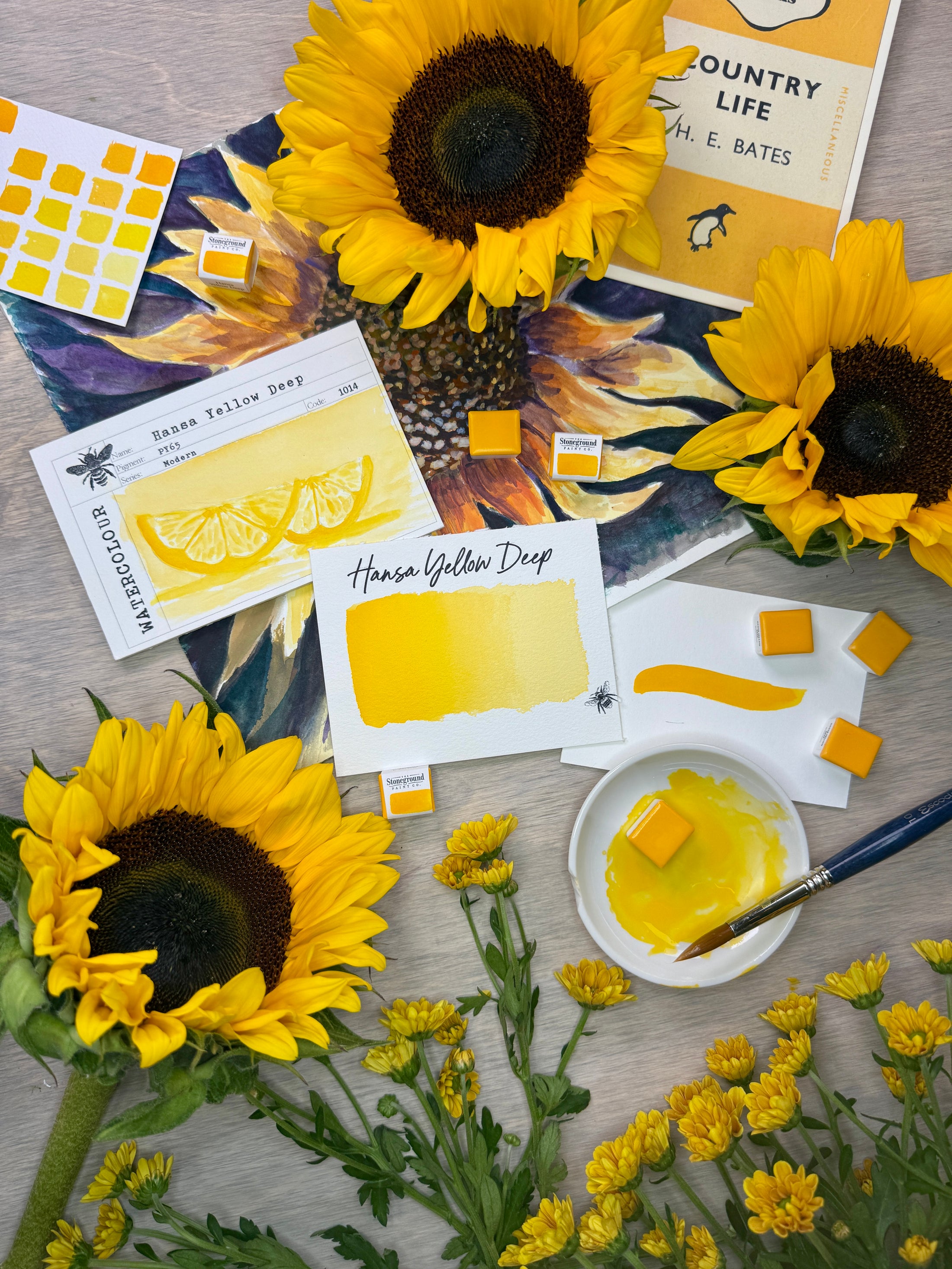 Hansa Yellow Deep – Stoneground Paint Company